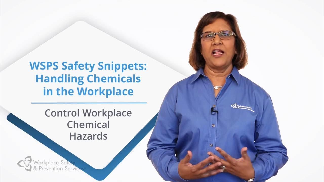 WSPS Safety Snippets - Control Workplace Chemical Hazards - YouTube
