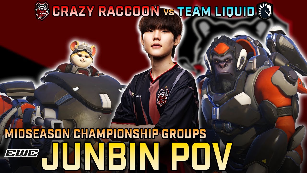 [ Junbin ] Team Liquid vs Crazy Raccoon | OWCS Midseason Championship - YouTube