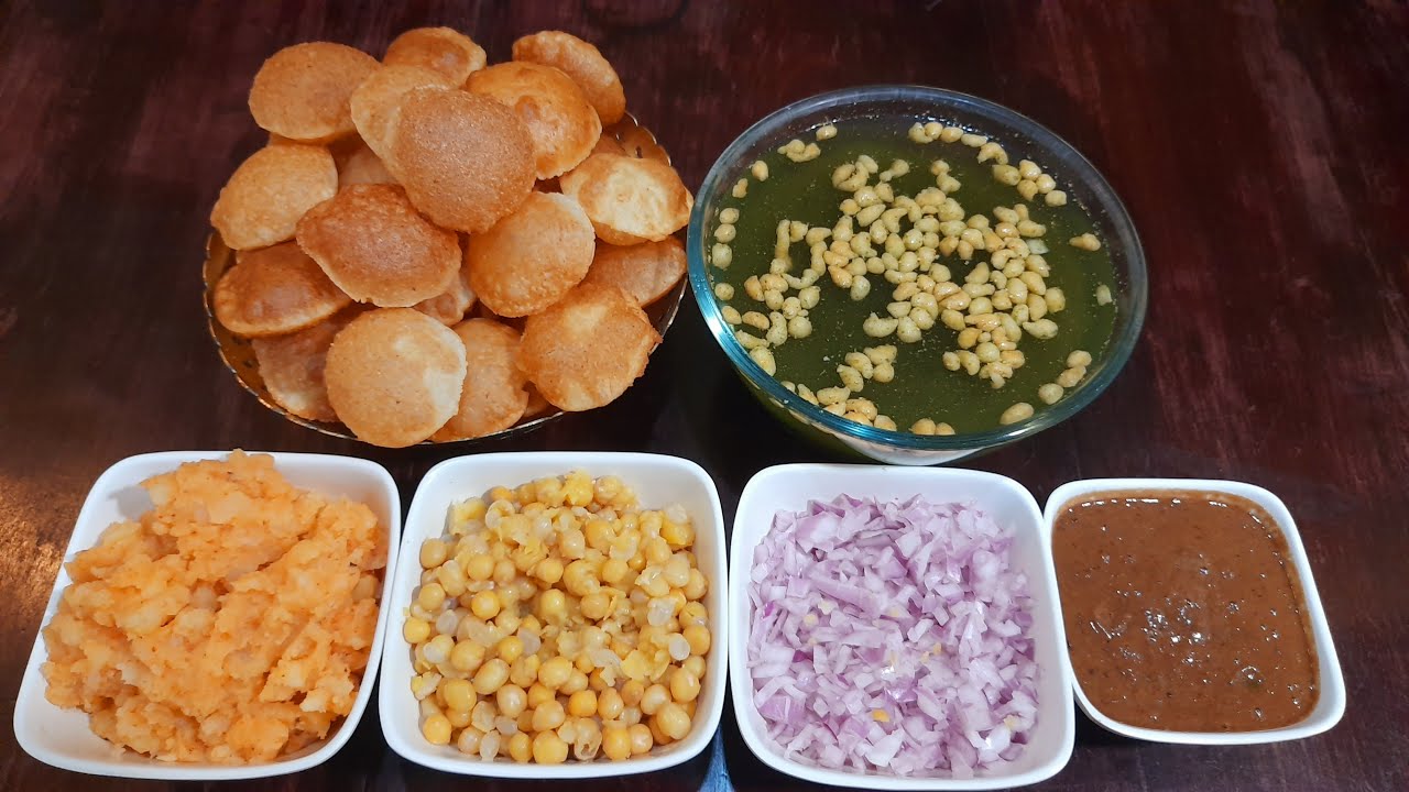 HomeMade Pani Puri/Golgappa/Phuchka/Gupchup | Chaat Recipes | Street ...