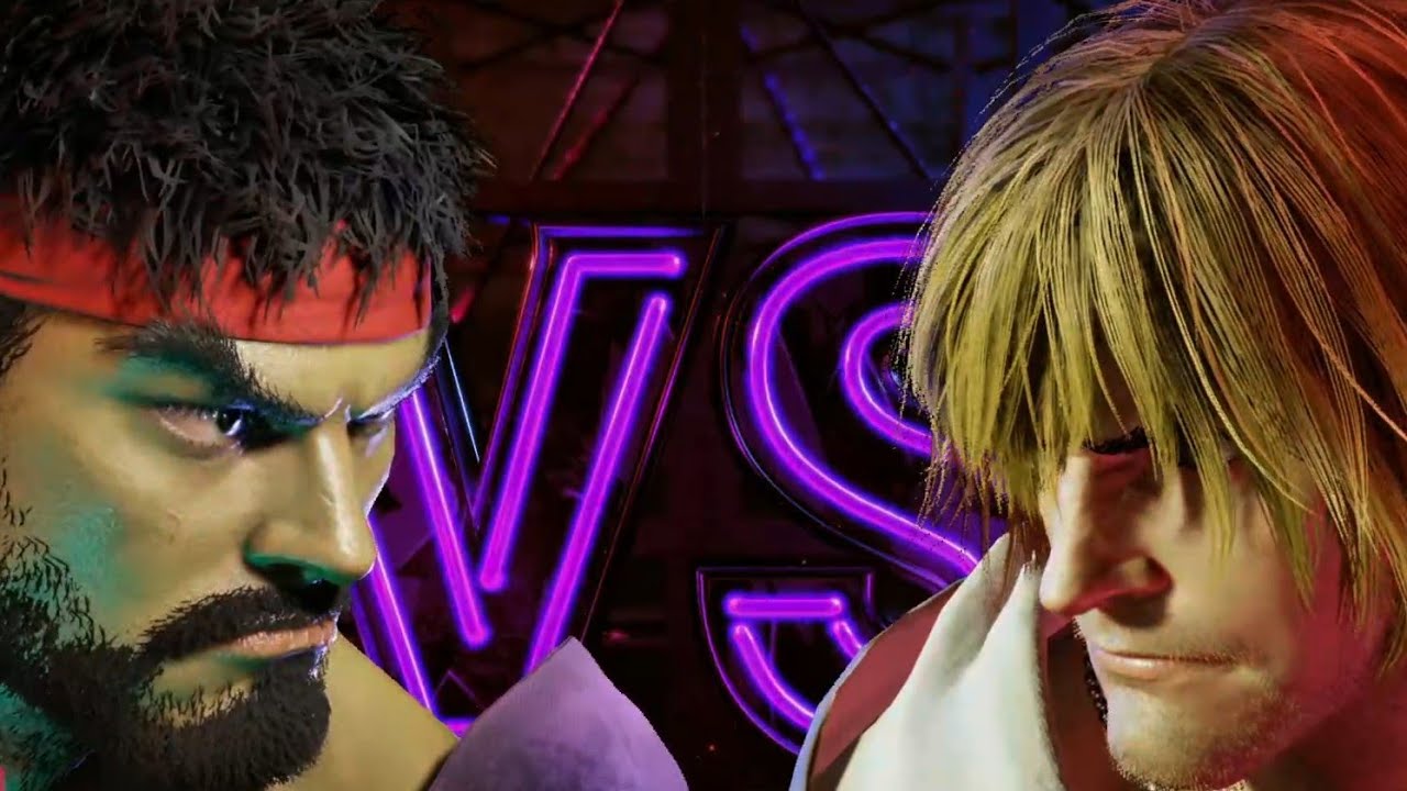 RYU vs KEN - 100 years battle 01 (Director's Cut) (Street Fighter 6 OBT ...