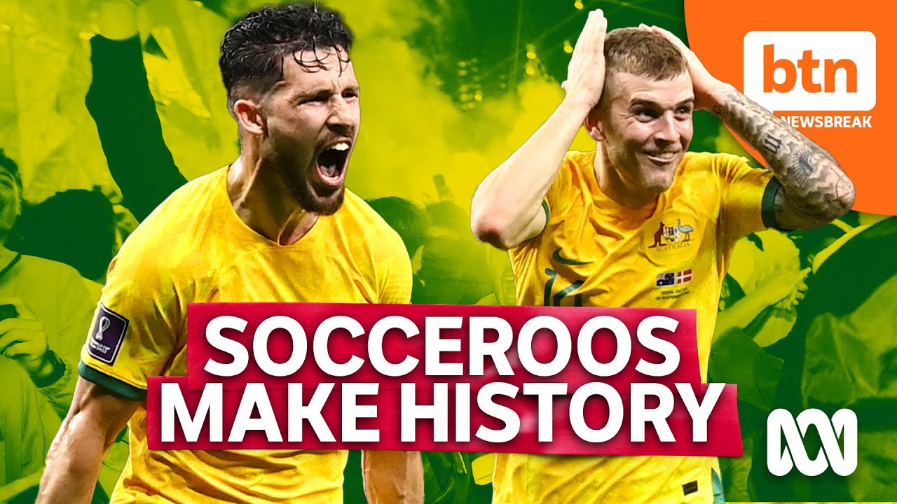 Socceroos Historic Win at the World Cup - YouTube