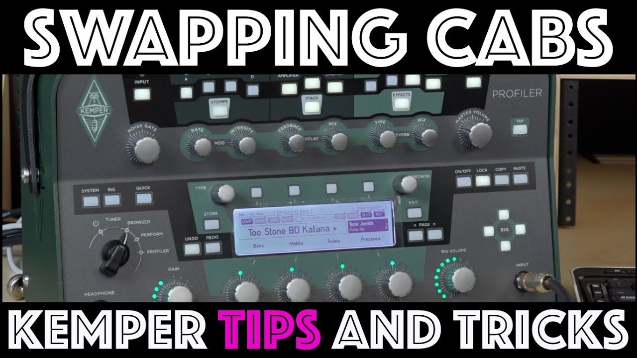 Swapping Kemper Cabs - Kemper Tips and Tricks - YouTube