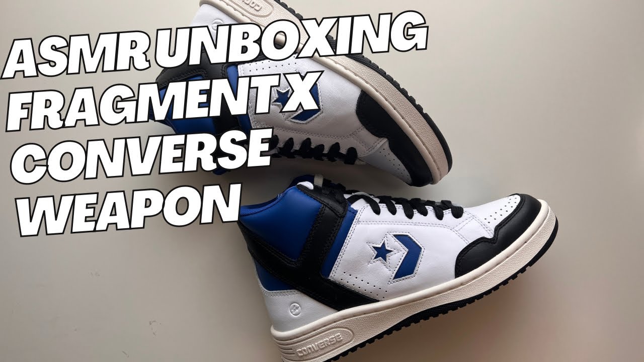 UNBOXING - Fragment x Converse Weapon - ASMR POV - YouTube