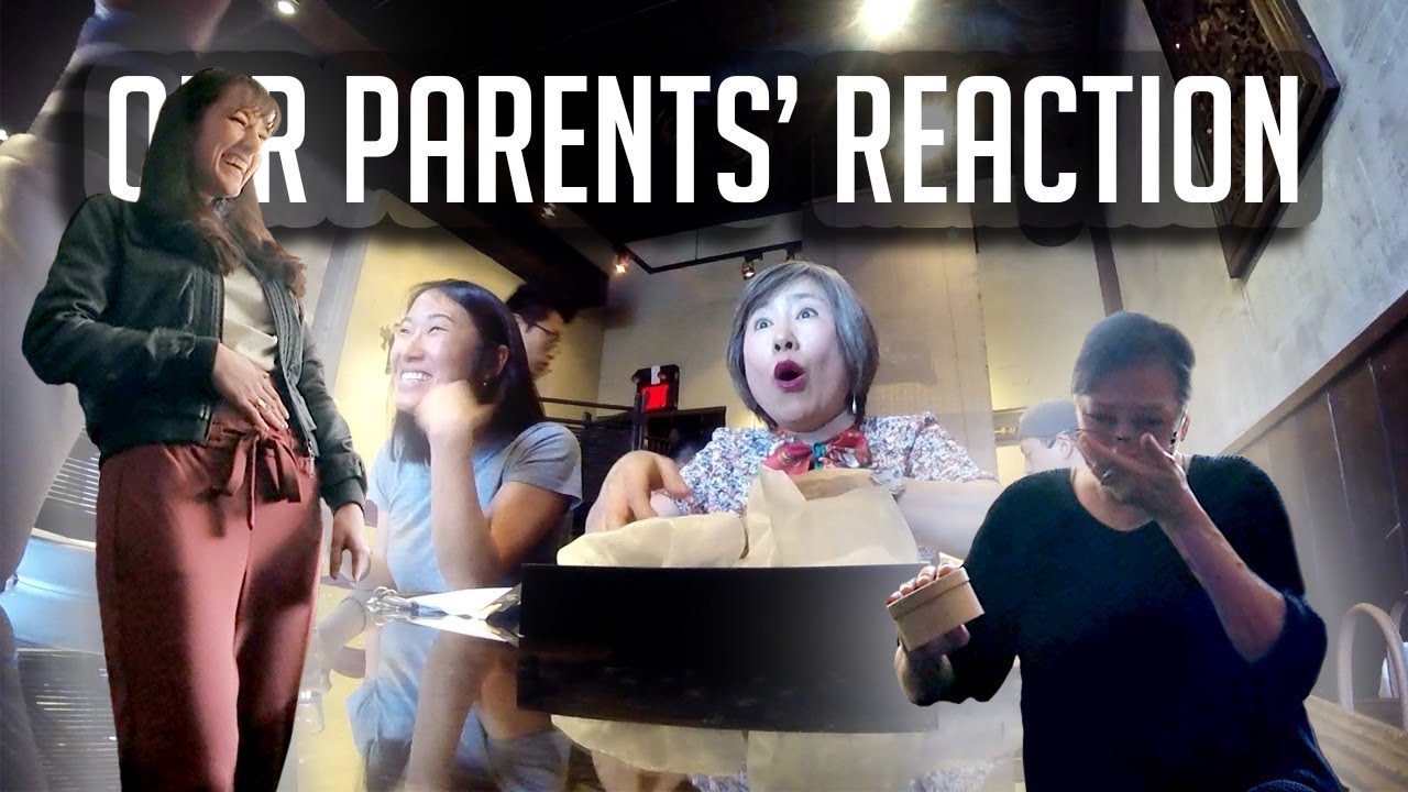 Our Parents' Reaction To Our Pregnancy News - YouTube