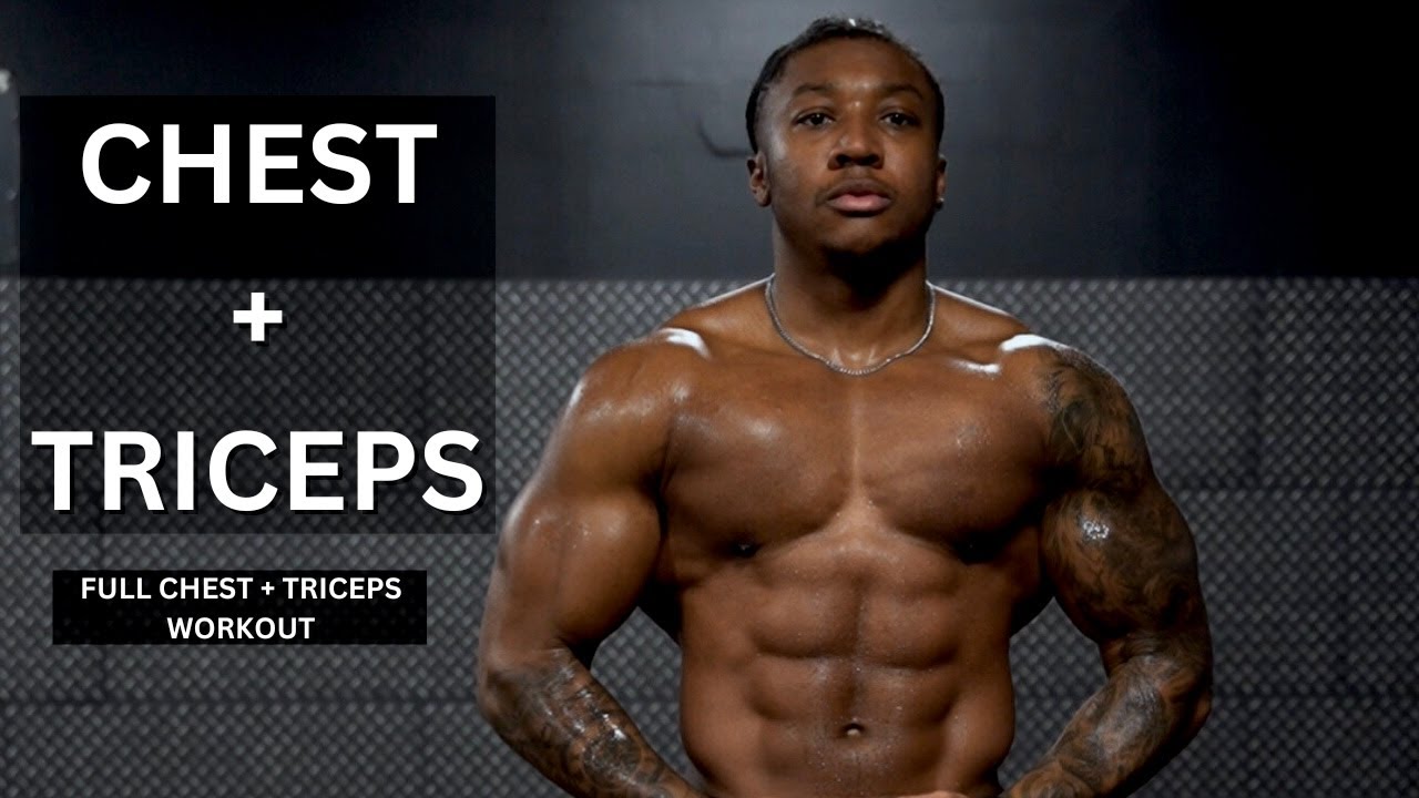 CHEST AND TRICEPS WORKOUT | FULL ROUTINE - YouTube