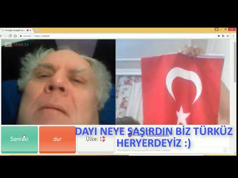 OMEGLE'DE YABANCILARA TÜRK BAYRAĞIMIZI AÇTIM