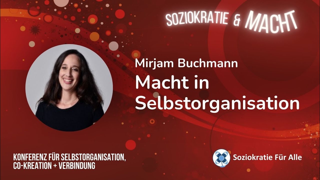 Macht und Selbstorganisation (Mirjam Buchmann) - YouTube