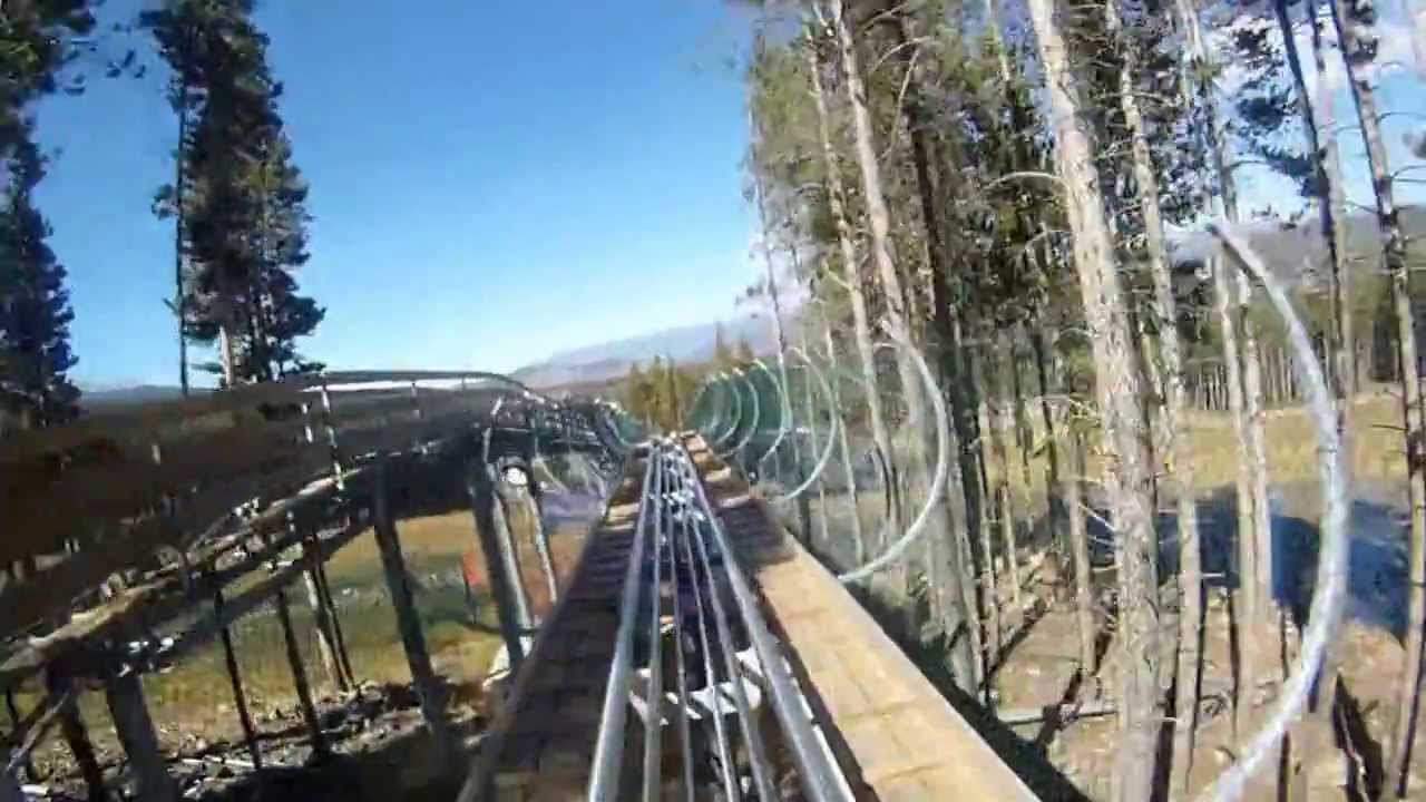 Breckenridge Alpine Coaster (no brakes!) - YouTube