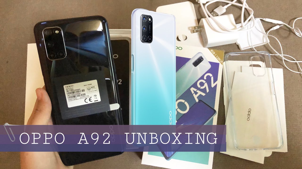 OPPO A92 UNBOXING | Hands-on, Unbox, Camera test - YouTube
