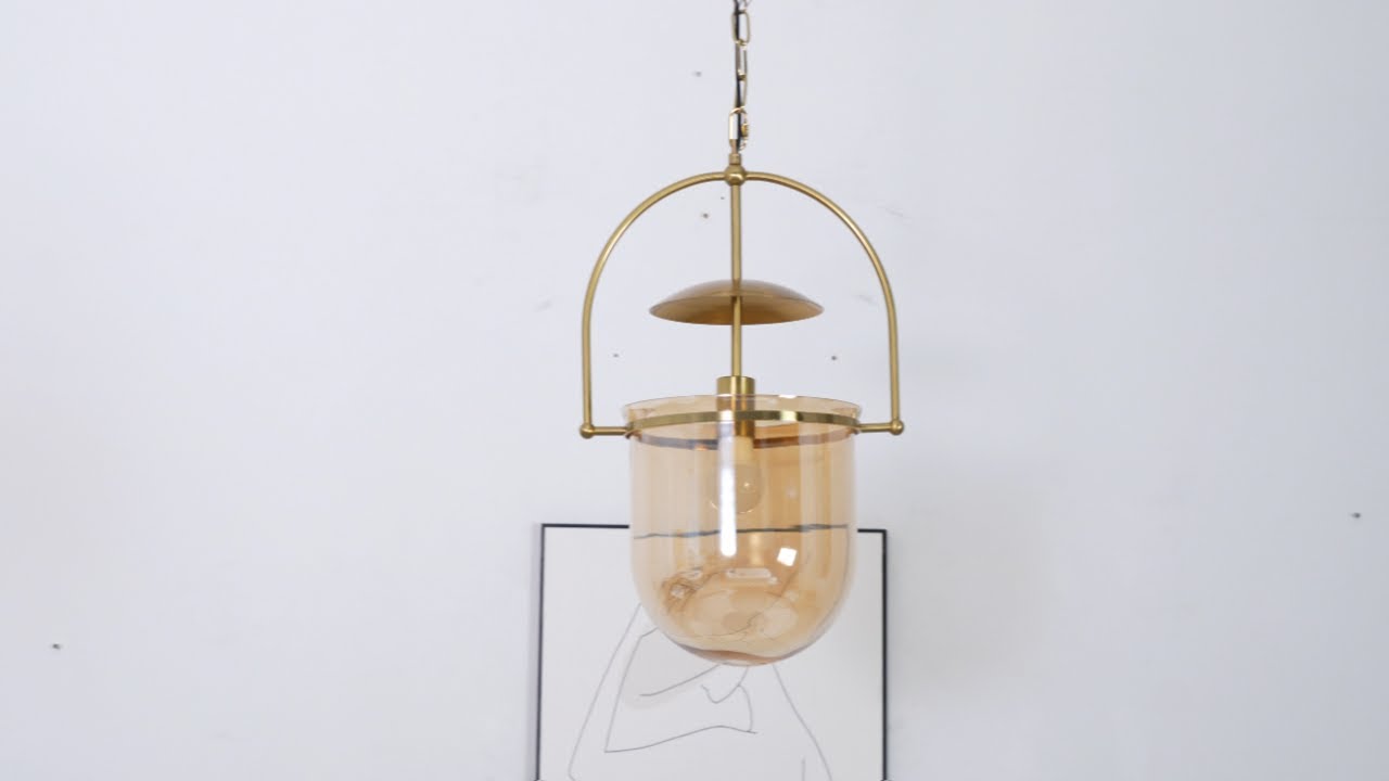 Lorford Cup Pendant Light-Installation video - YouTube