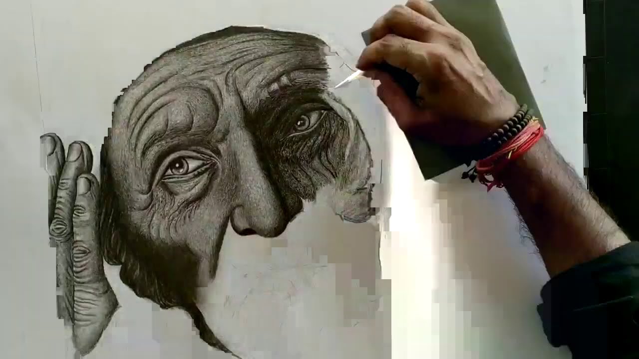 Pencil Sketch Art/Amazing Realistic Pencil Art// - YouTube