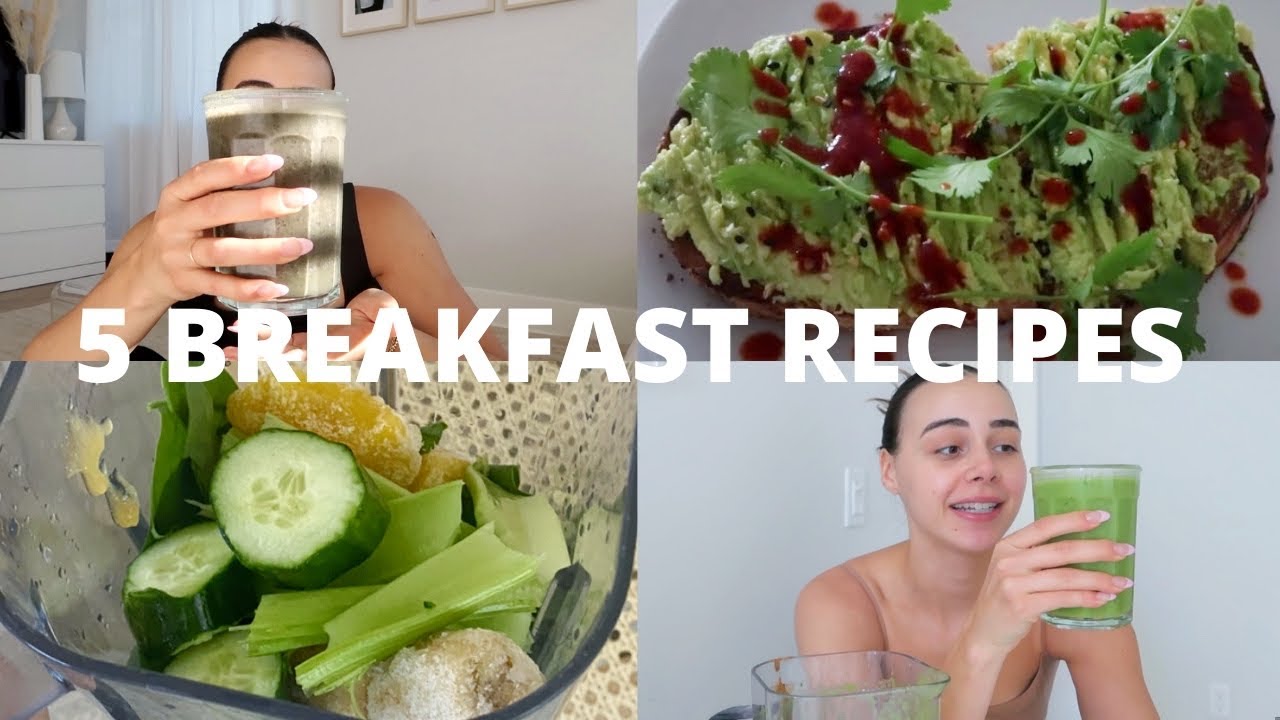 WHAT I ATE IN A WEEK FOR BREAKFAST: easy recipes - YouTube