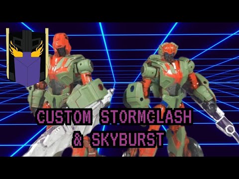 Transformers Custom Stormclash & Skyburst Review (Legacy) - YouTube