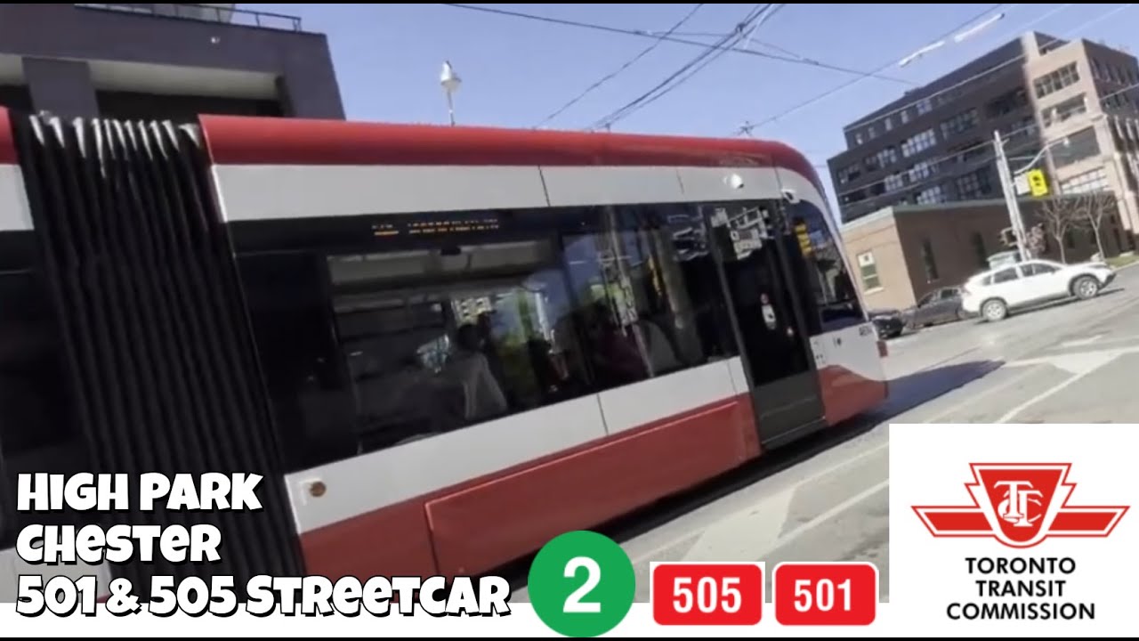 TTC Line 2 and Streetcars - High Park, Chester - and 505 and 501 ...