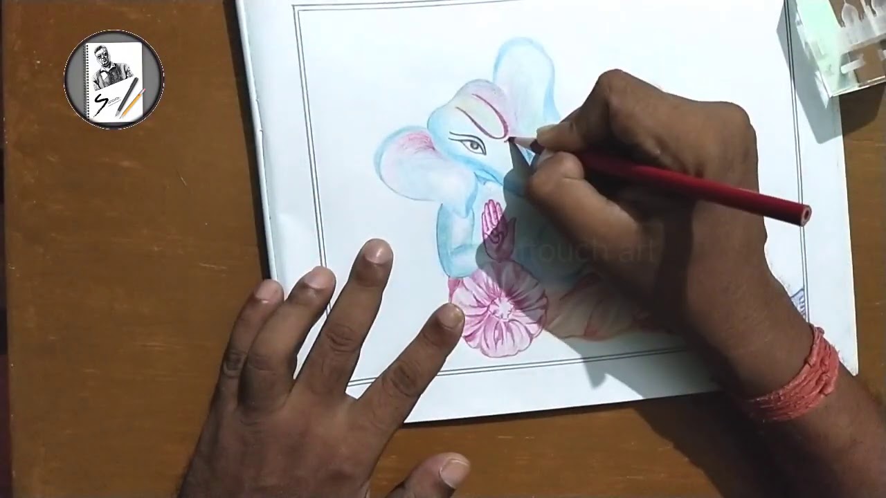 Ganesh Chaturthi special drawing/Ganpati Bappa drawing/how to draw ...