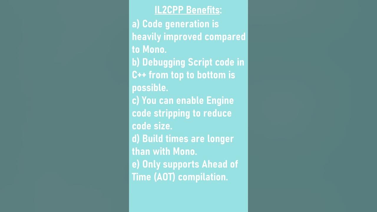 Unity 3d Android Scripting Backend Player Setting | IL2CPP vs Mono ... Unity 3d Android Scripting Backend Player Setting | IL2CPP vs Mono ...