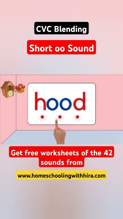 CVC Blending of short oo sound/ phonics reading short oo - YouTube