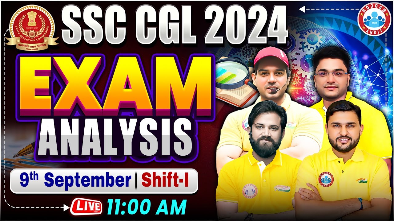 SSC CGL Analysis 2024 | SSC CGL Question Paper 2024 | 9 Sep 1st Shift ...