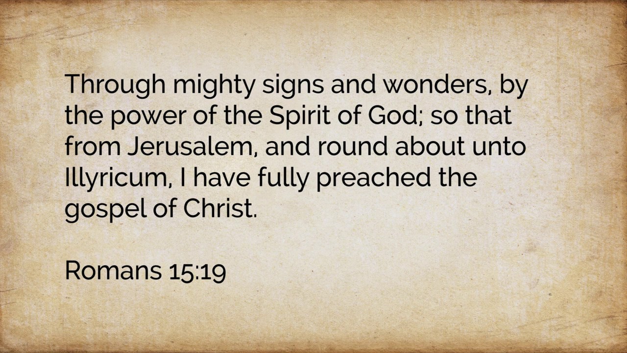 Romans 15:13-33 - Fundamental Truths For Faithful Believers - YouTube