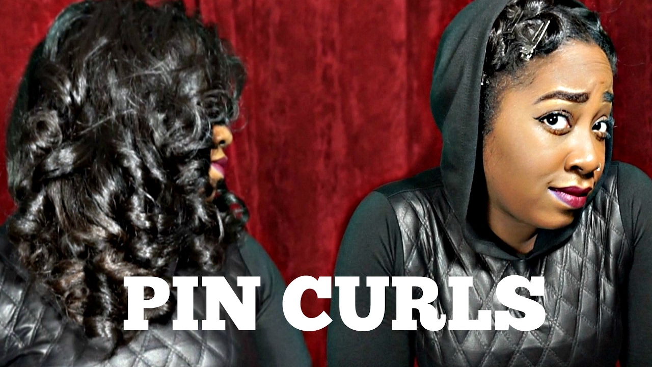 How To Do Pin Curls - YouTube