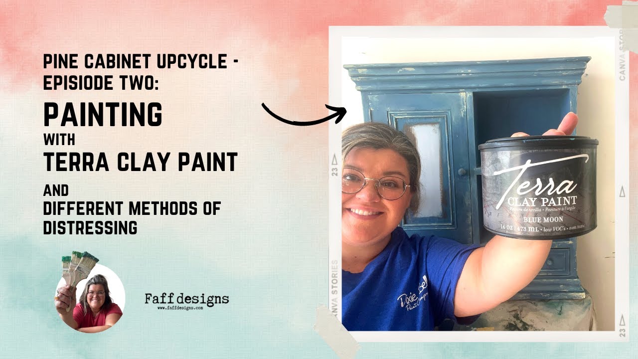 A pine wall cabinet makeover - episode 2: painting, layering ...