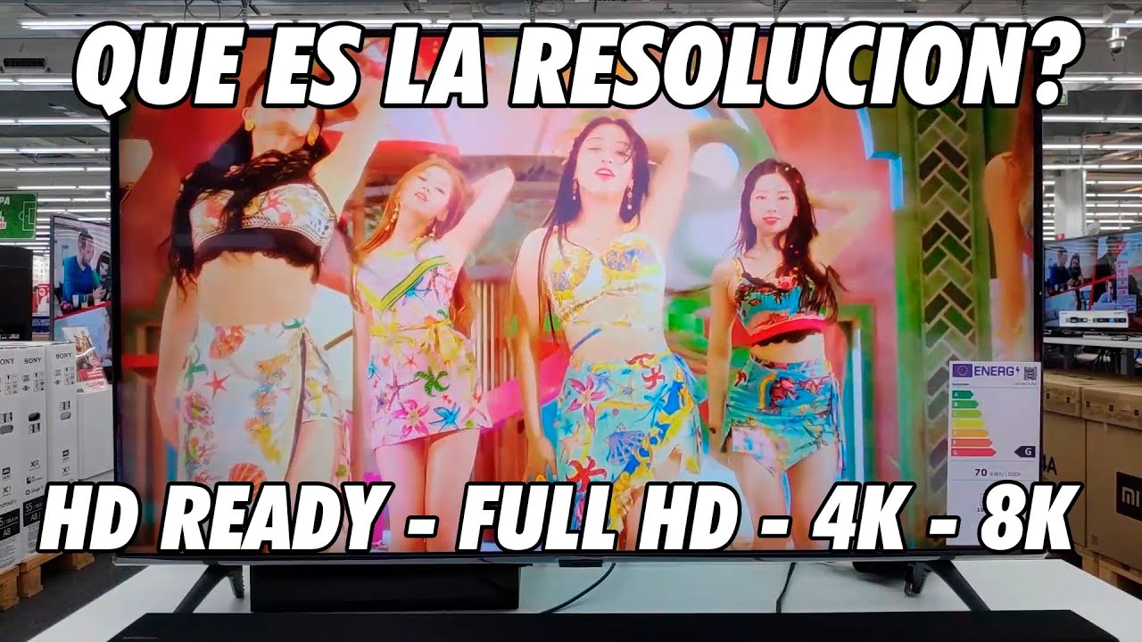 Diferencias entre 8K, 4K, Full HD y HD Ready - Que es la Resolucion de ...