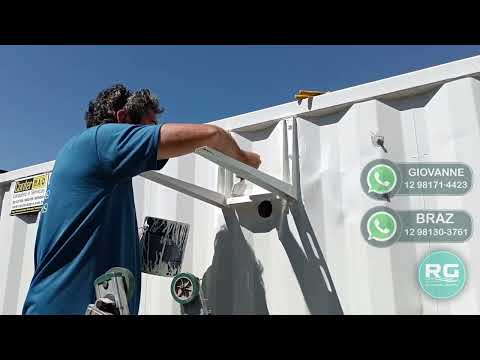 INSTALAÇÃO DE AR CONDICIONADO EM CONTAINER - YouTube