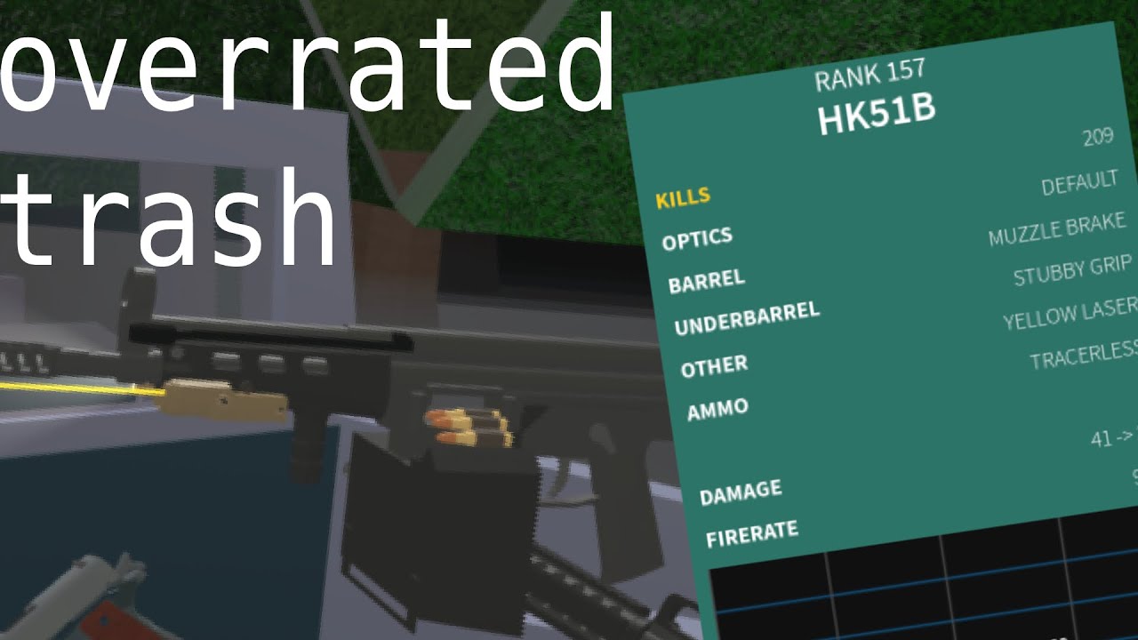 Phantom Forces Gun Review: HK51B (Phantom Forces Playthrough) - YouTube