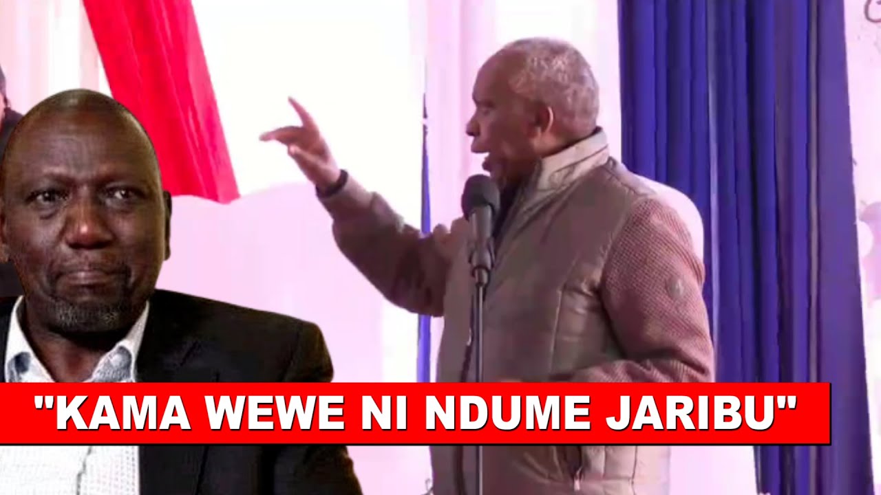 'KAMA MBAYA MBAYA, KAMA WEWE NI NDUME IMPEACH GACHAGUA!' MT Kenya ...