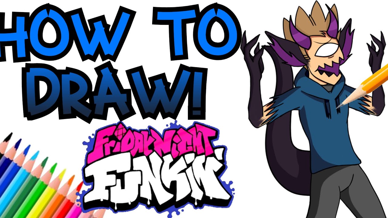 How To DRAW Monster Tom From Friday Night Funkin!| Eddsworld Mod - YouTube
