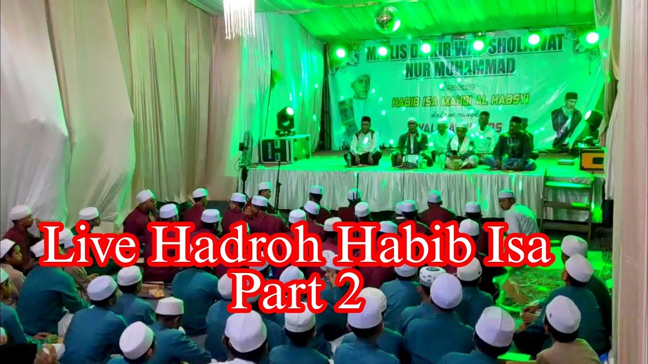 Live hadroh bersama Habib Isa dengan sistem sederhana mixer gt-lab 16 ...