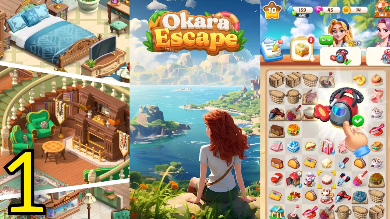 Okara Escape - Merge Game Gameplay Walkthrough Level 1-3 Part 1 (Android) #gamingvideos - YouTube