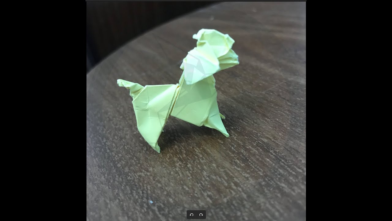 How to make Poodle Origami 🐩 - YouTube