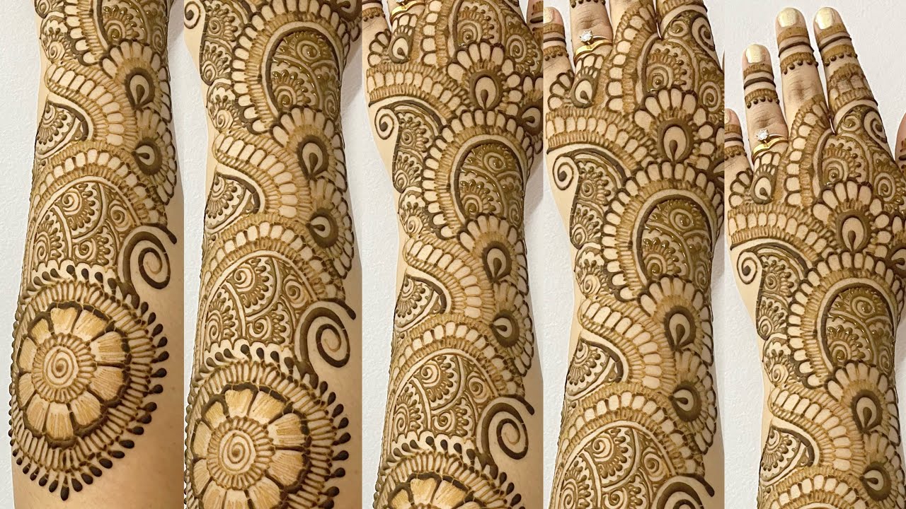 Heavy Arabic Mehndi Design with Traditional Patterns | FULL HAND MEHNDI ...