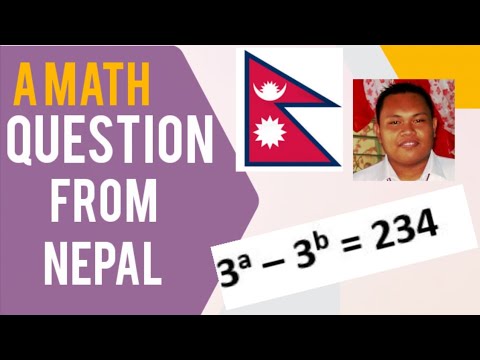 NEPAL ALGEBRA MATH OLYMPIAD QUESTION - YouTube