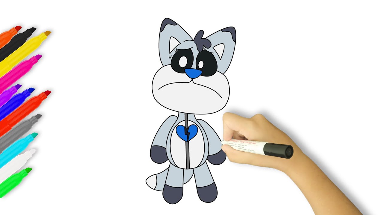 How to Draw Frowny Fox | Smiling Critters | Poppy Playtime - YouTube