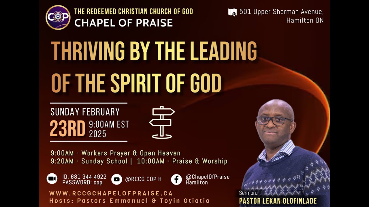 RCCG COP February 23rd 2025 Sunday Service - YouTube