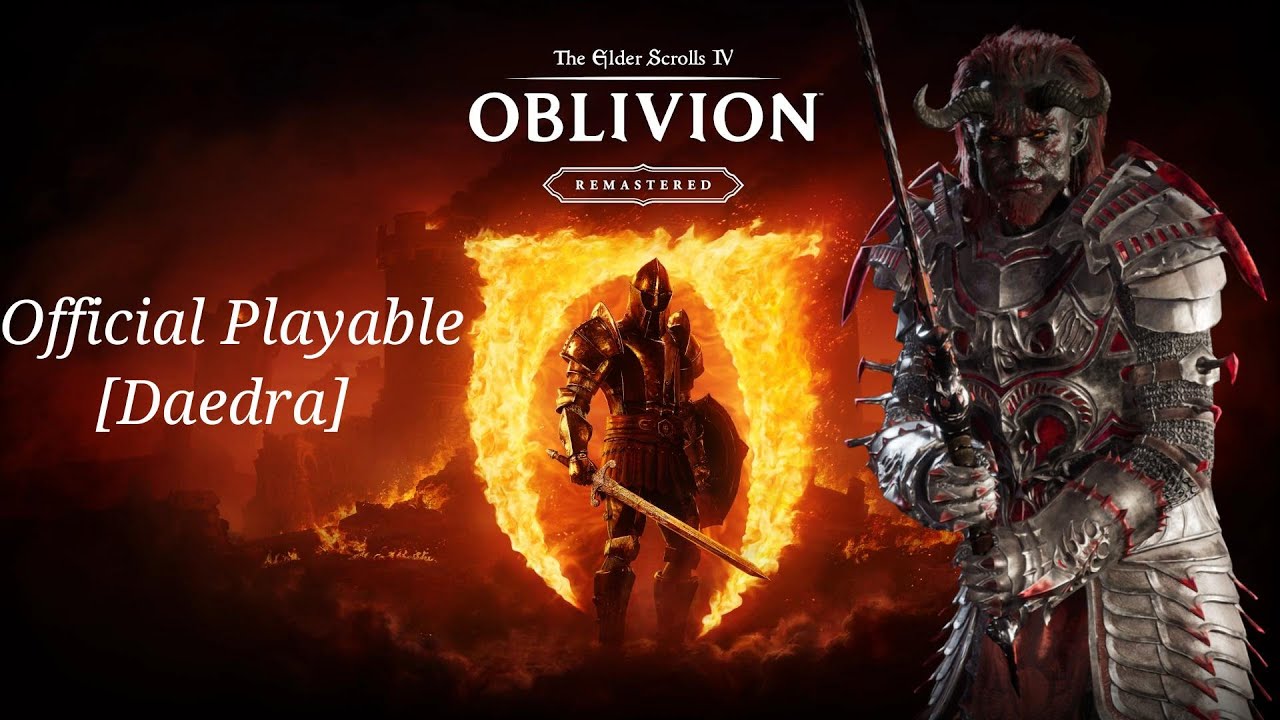 Exclusive First Look at Oblivion Remastered Playable Daedra - YouTube