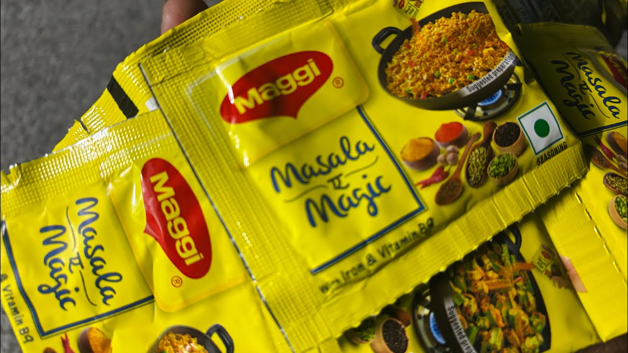 Maggie Masala Packet cover ASMR Experience | India | #asmr - YouTube
