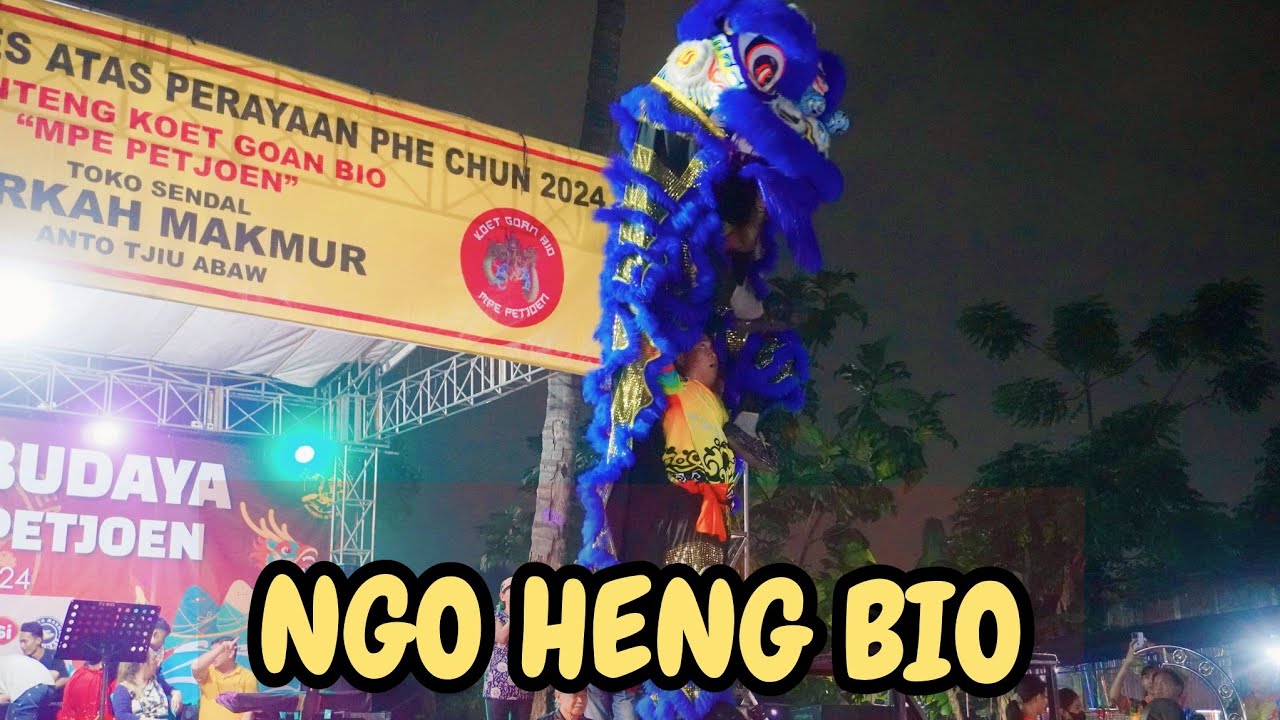 PENAMPILAN BARONGSAI NGO HENG BIO DI SEJIET MPE PE CUN KARAWACI 2024 ...
