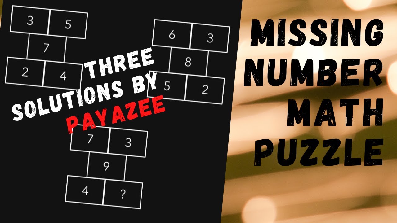 Tricky math puzzle with 3 answers to this puzzle - YouTube