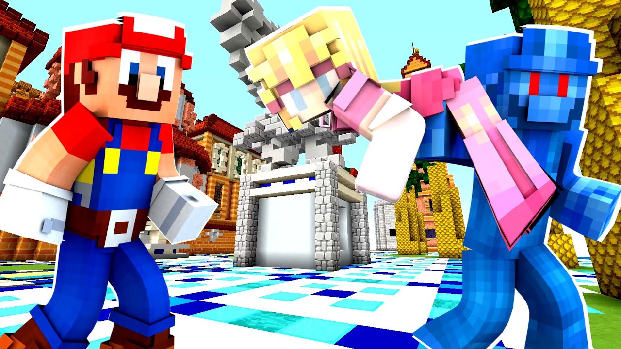 Minecraft Super Mario - SHADOW MARIO KIDNAPS PRINCESS PEACH! [38] - YouTube