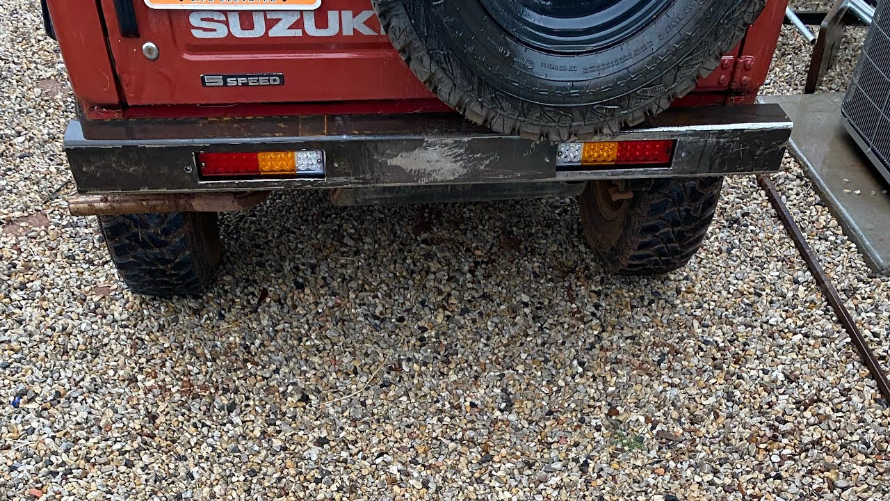 Samurai Custom Rear Bumper Build PT.1 - YouTube