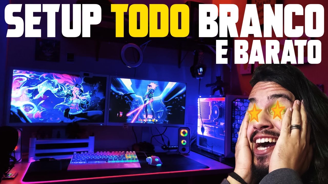 MONTEI MEU PC GAMER BRANCO MUITO BARATO | DICAS PARA ECONOMIZAR NO ...