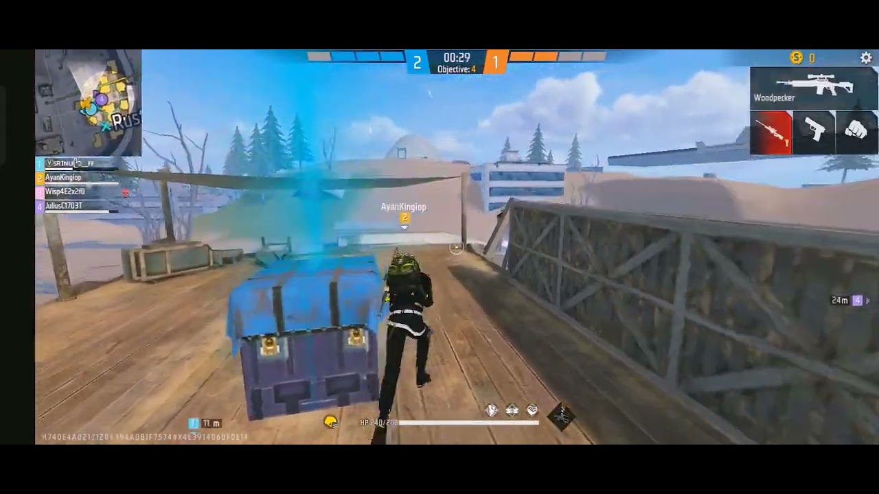 One tap headshot with woodpecker gun in free fire | #F.F.GAMING | # ...