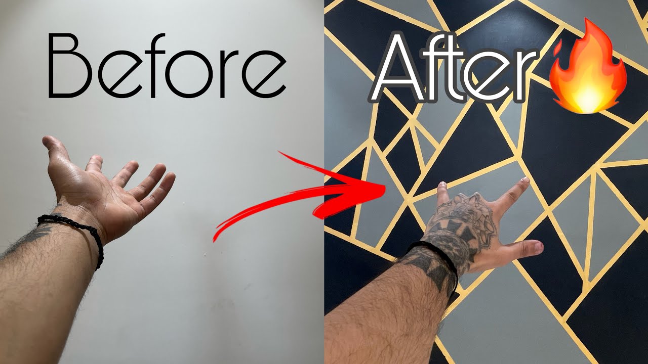 DIY Wall Design - Vlog 1 | Zayden lifestyle - YouTube