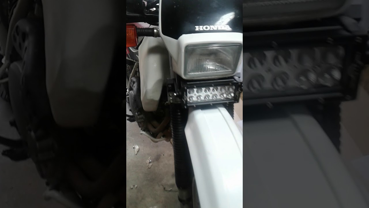 !!XR650L LED LIGHT BAR!! - YouTube