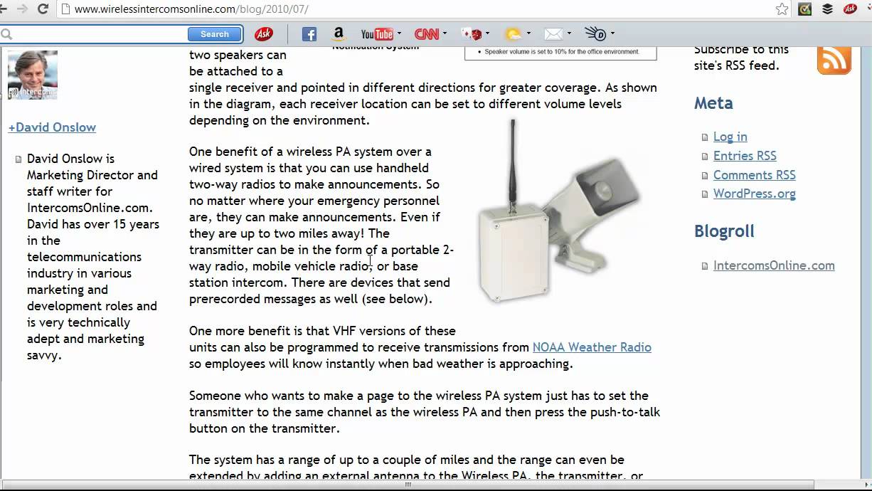 Wireless Emergency Notification System - 888-298-9489 - YouTube