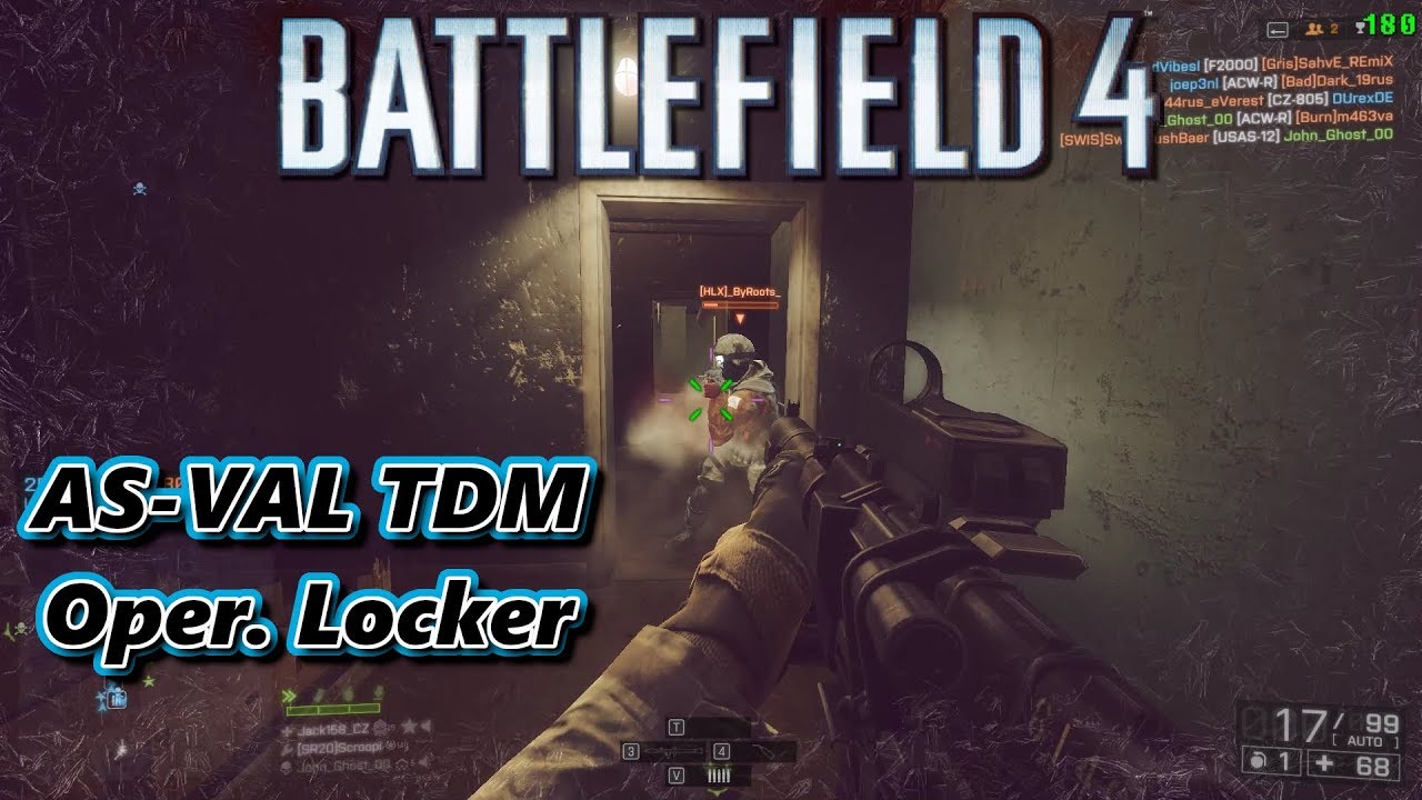 AS-VAL Gameplay TDM Operation Locker - Battlefield 4 - YouTube