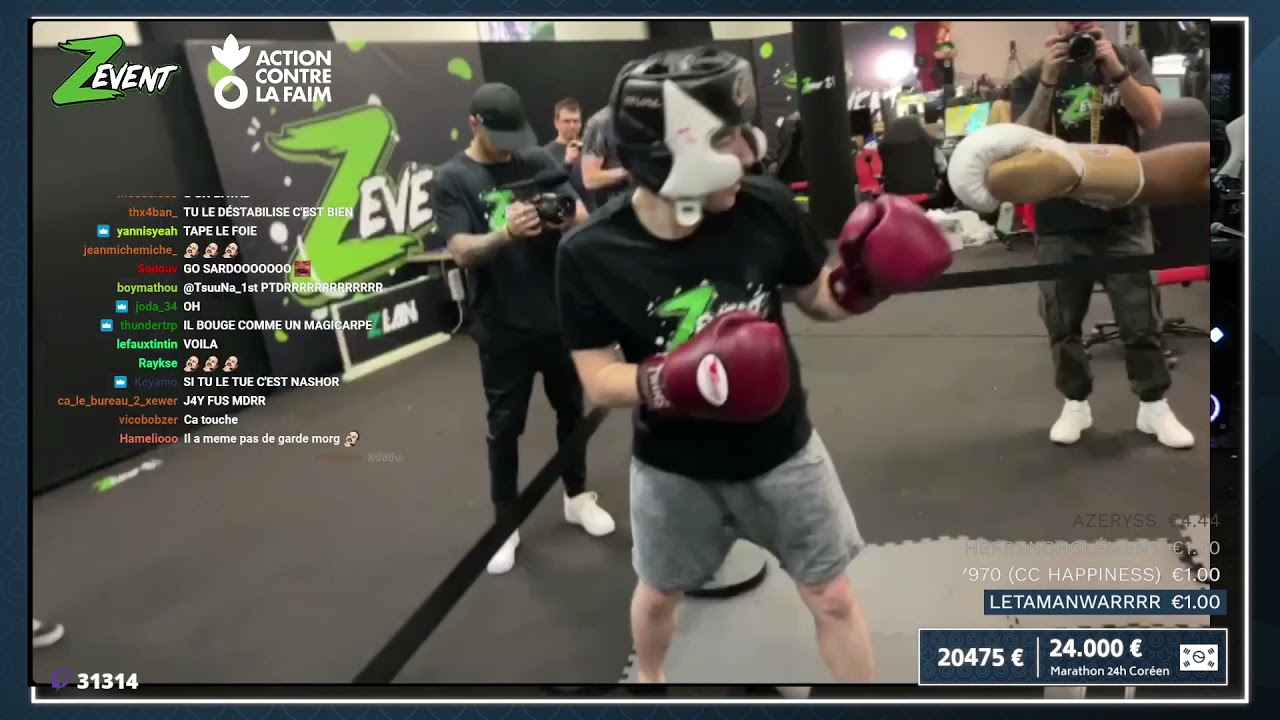 Sardoche se fait boxer par Morgan - ZEvent 2021 - YouTube